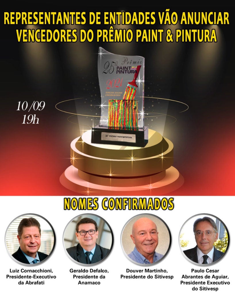 Presidente da Anamaco participa do 25° Prêmio Paint & Pintura - ANAMACO